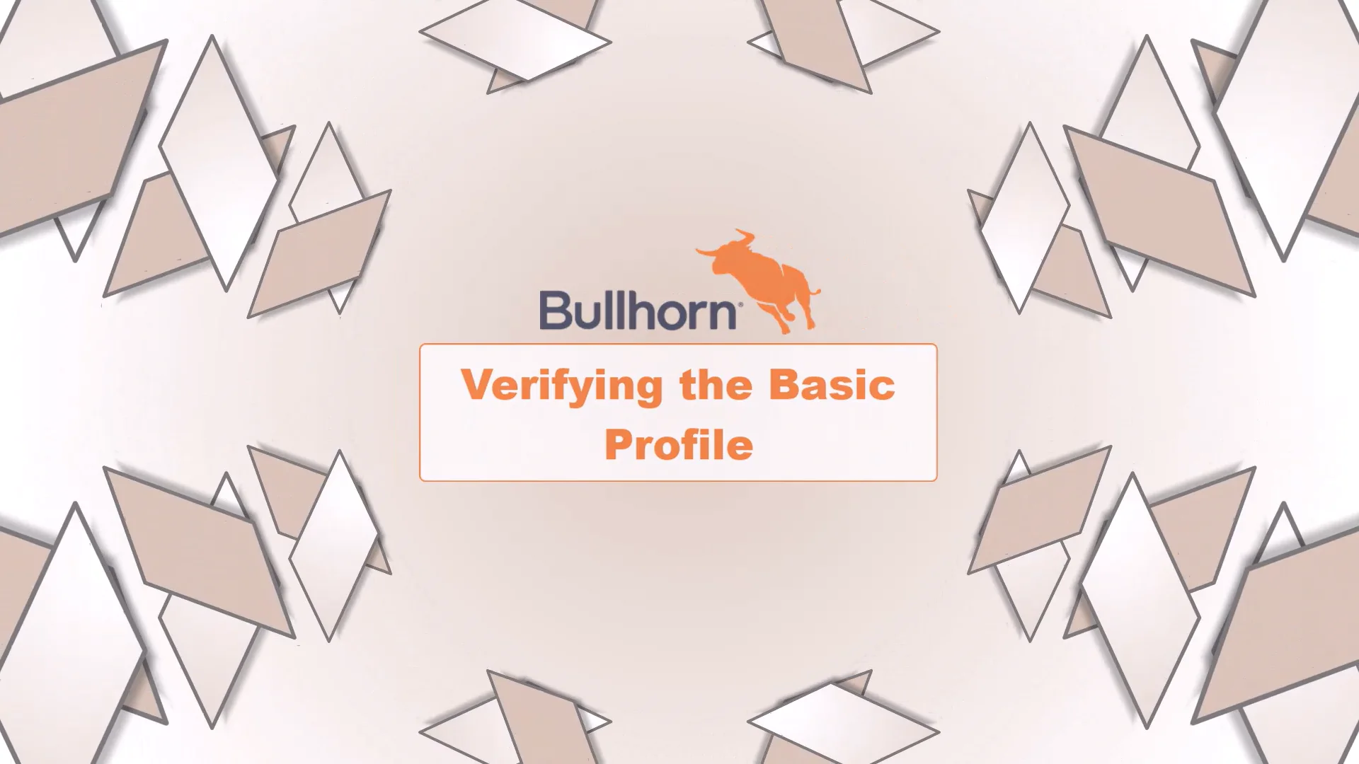 7. Verifying the Basic Profile