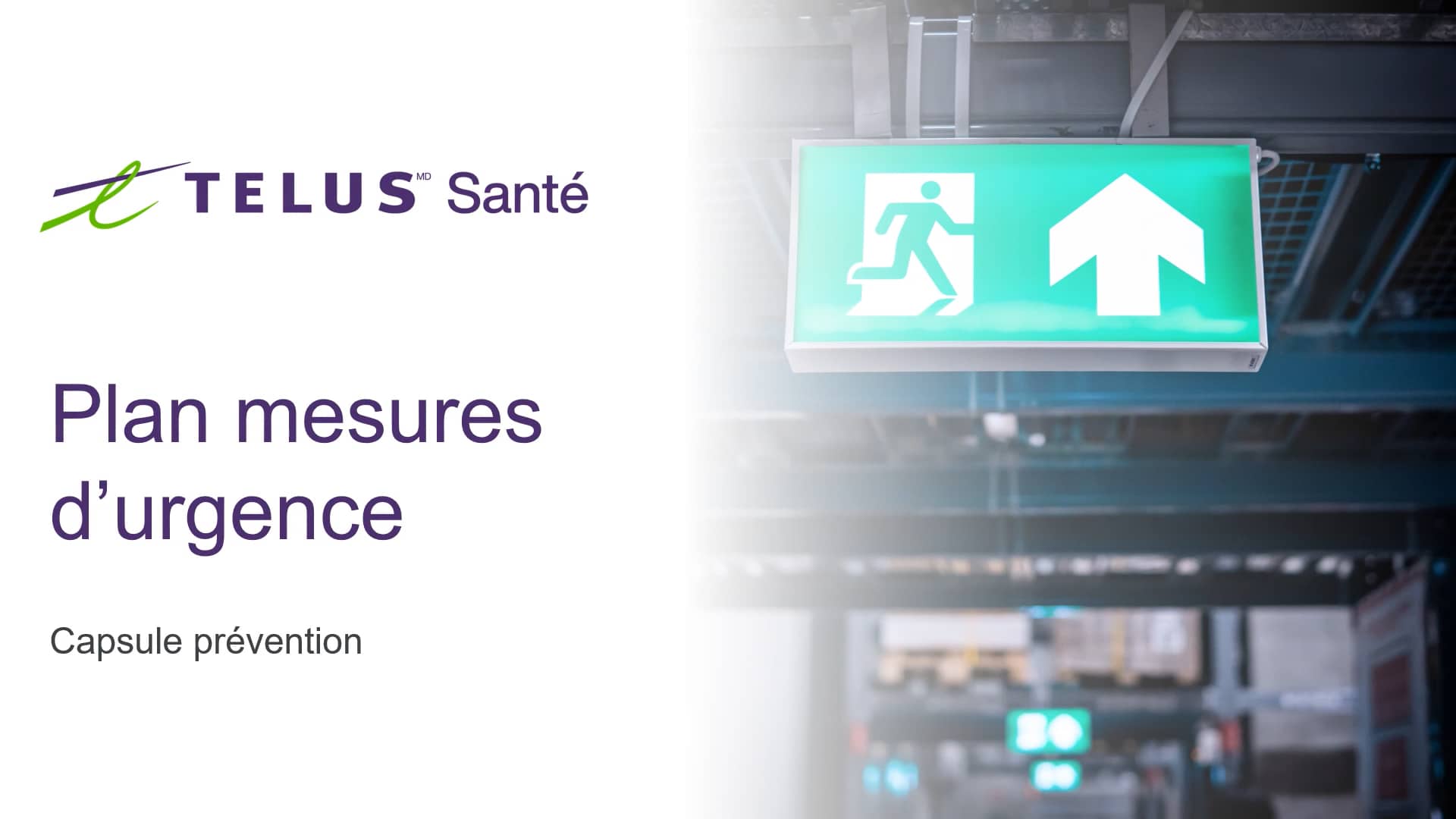 Plan mesures d'urgence on Vimeo