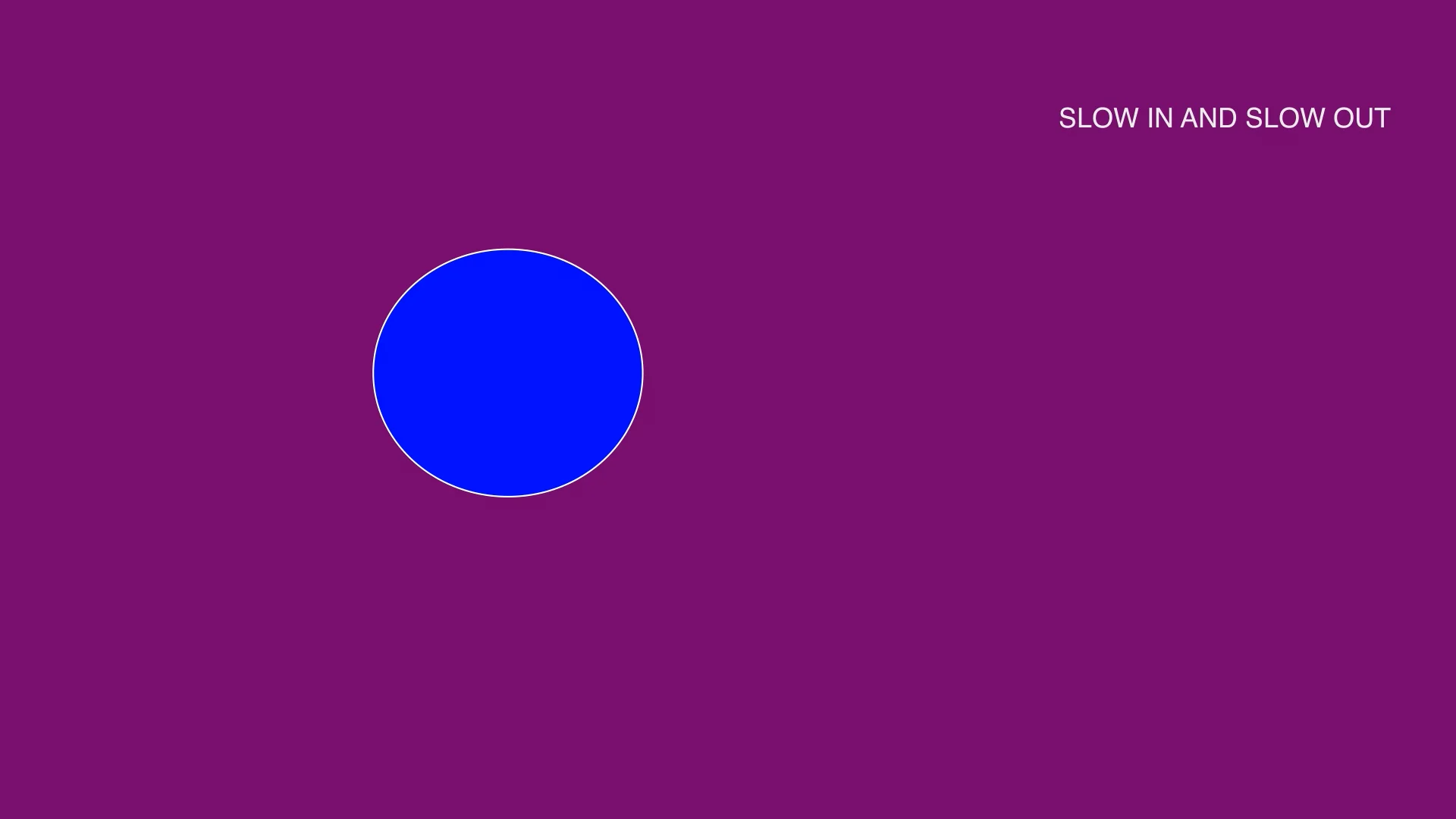 Slow in and Slow Out on Vimeo