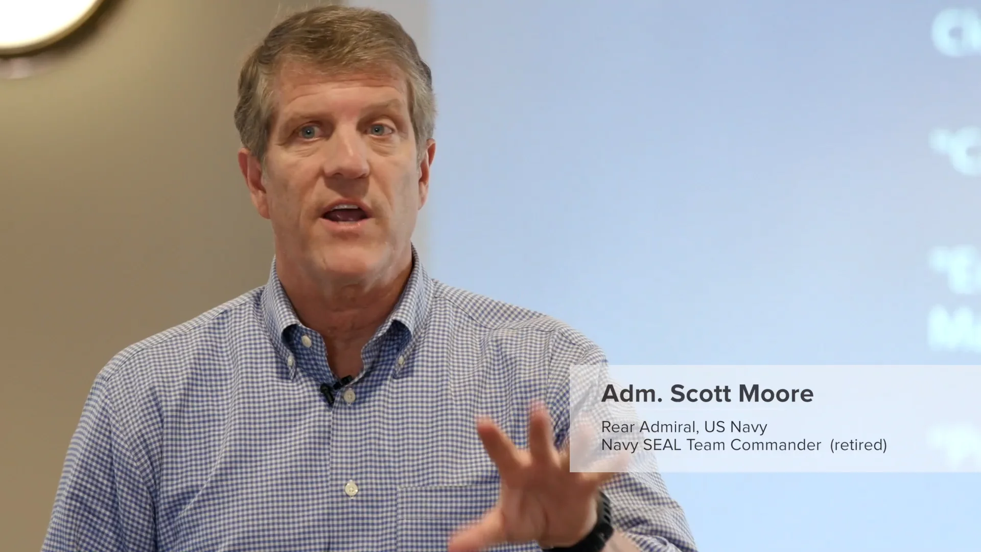 Admiral Scott Moore - Lincoln Leadership Institute at Gettysburg