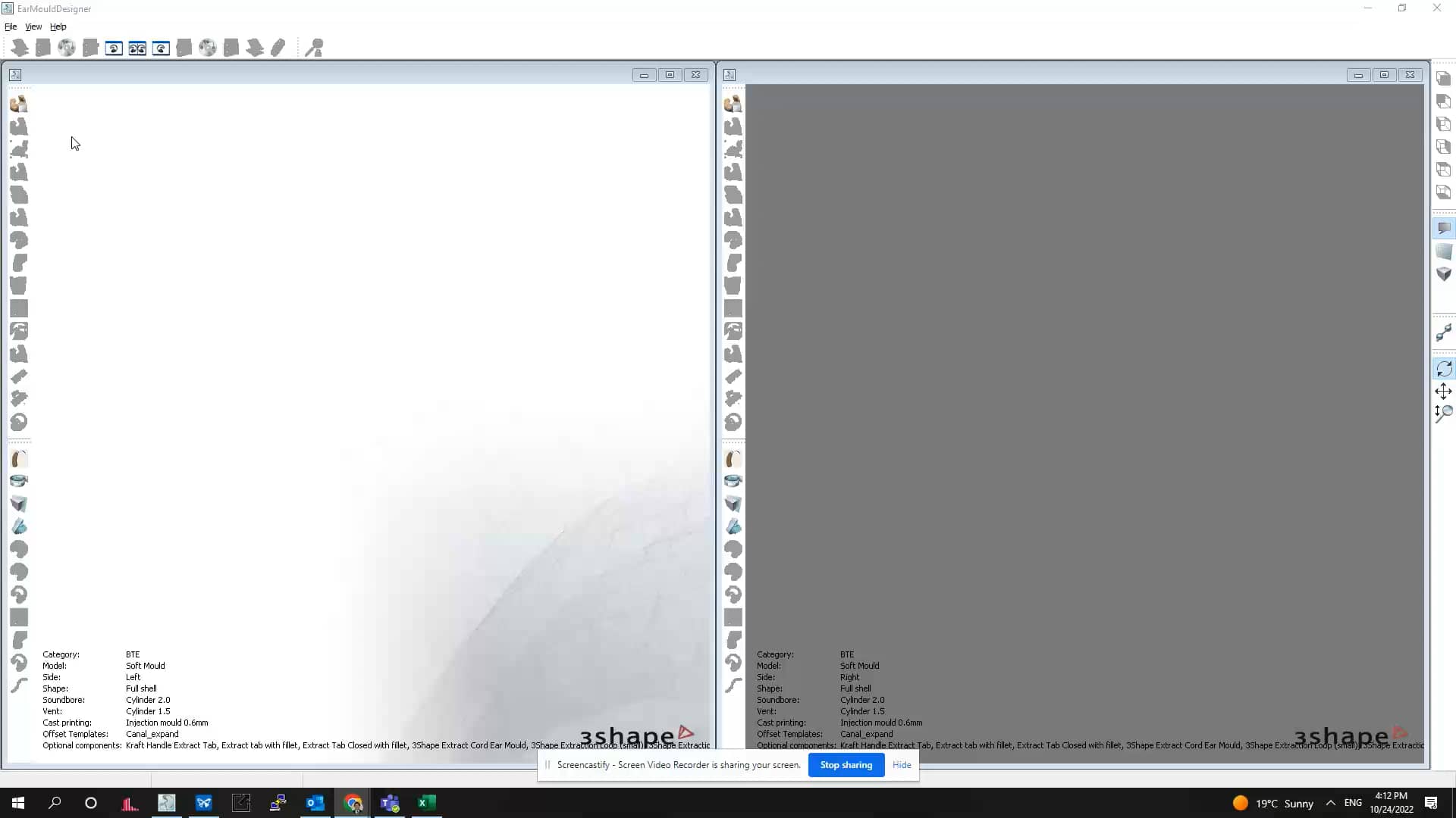 3dB Lab_ EarmouldDesigner 3D Design Process on Vimeo