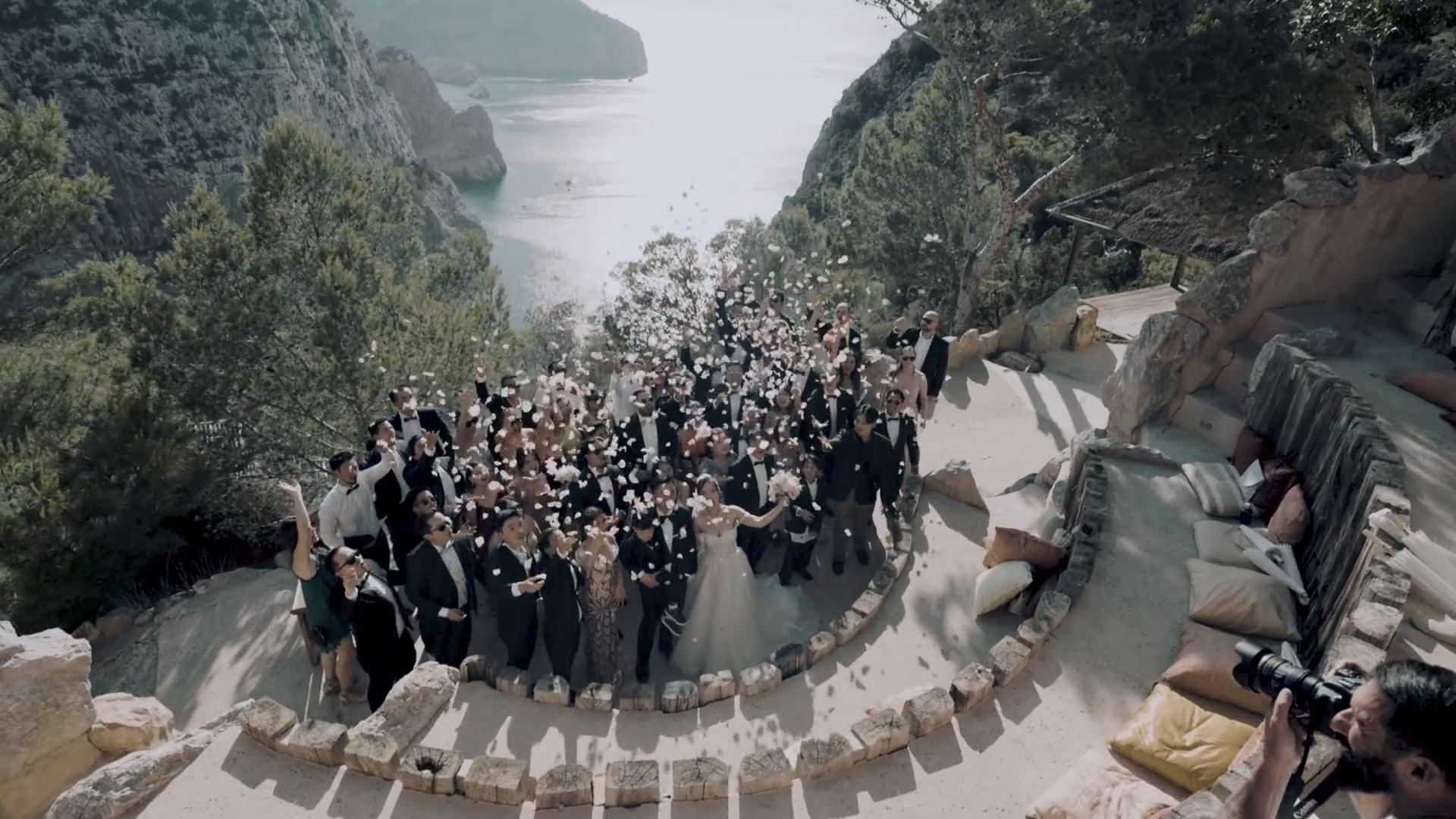 Luxury wedding at Hacienda Na Xamena: Ruby & San by mashafilms.com