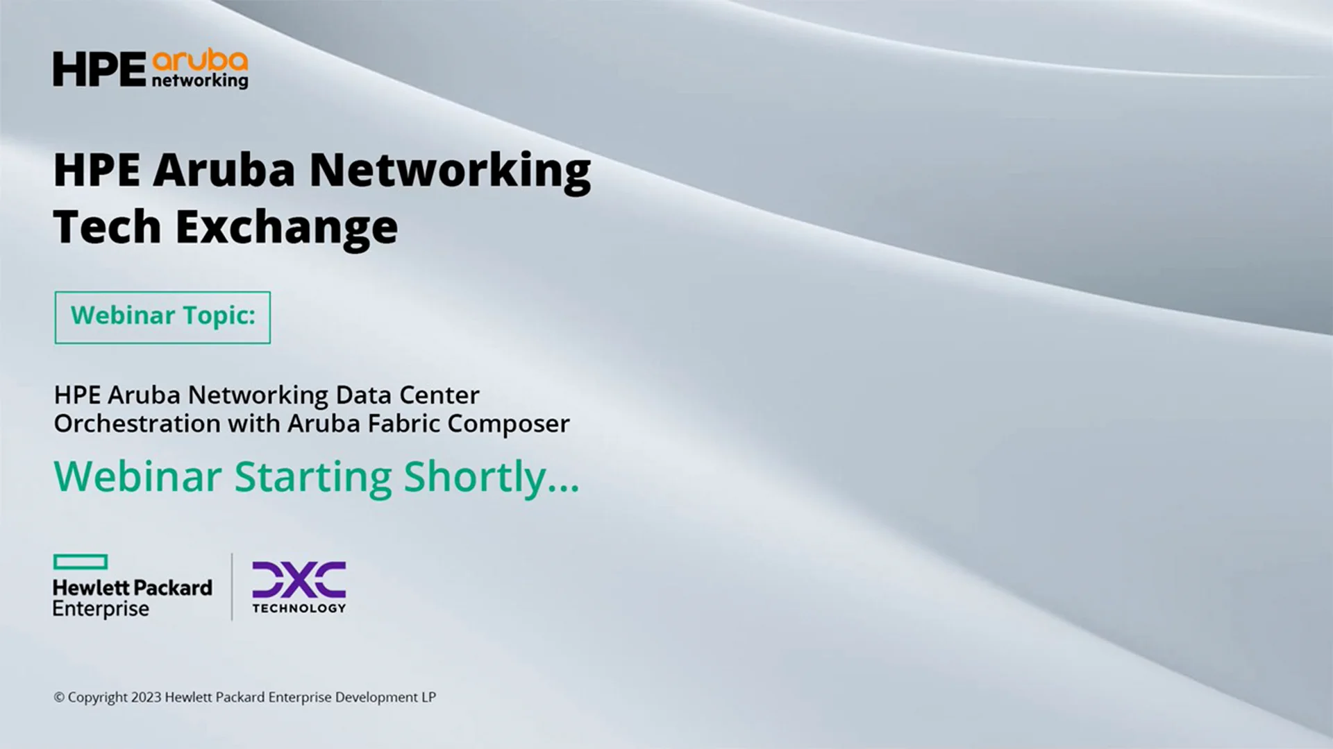 31 Aug - HPE Aruba Networking Tech Exchange on Vimeo