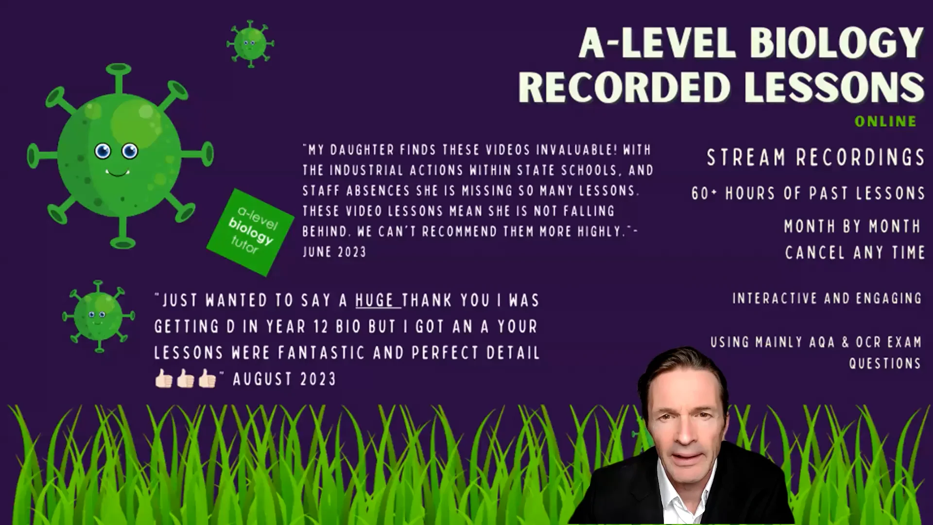 Watch A level Biology Lessons - Stream when you want to learn Online ...