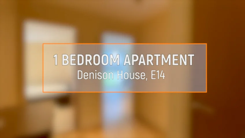 1 Bedroom Apartment - Denison House, E14 on Vimeo