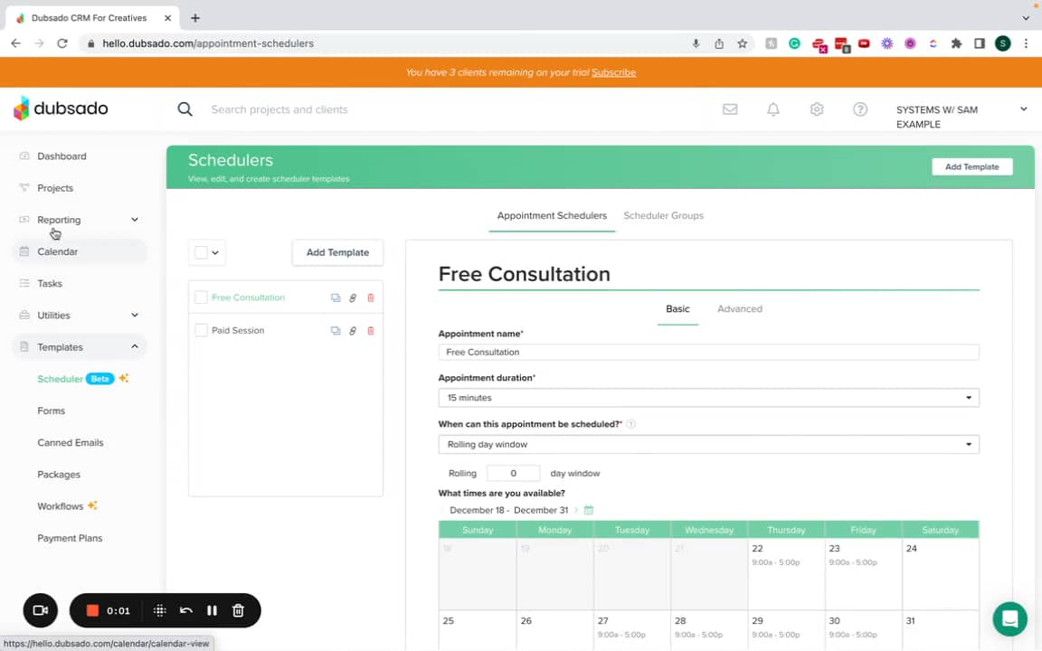 Dubsado_ Forms on Vimeo