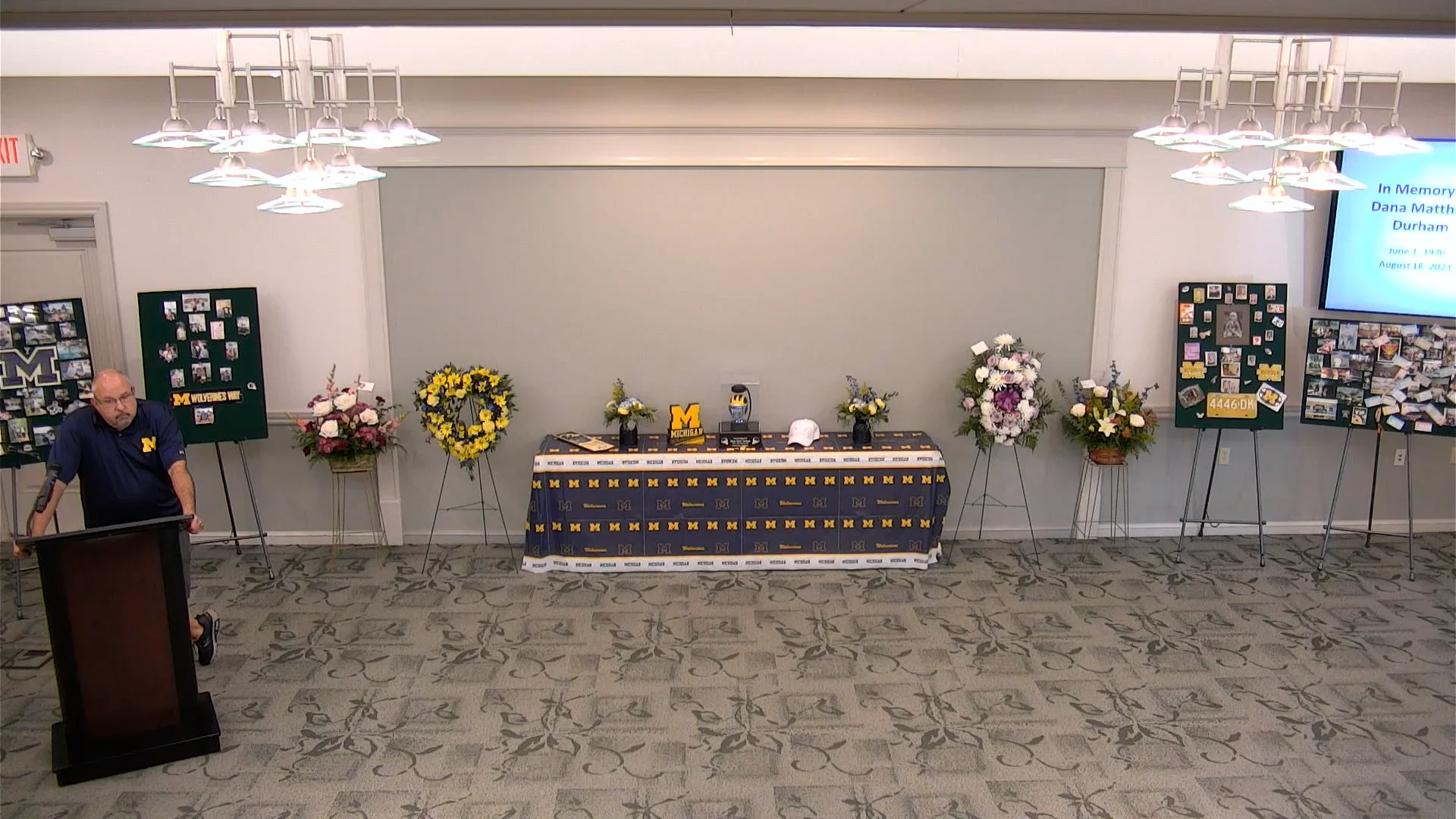 Matt Durham Funeral Service on Vimeo