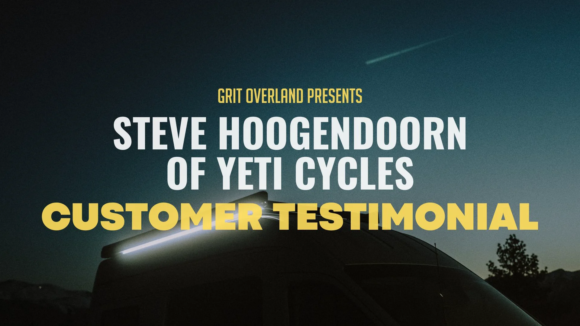 Customer Review- Yeti Cycyles- Steve Hoogendoorn on Vimeo