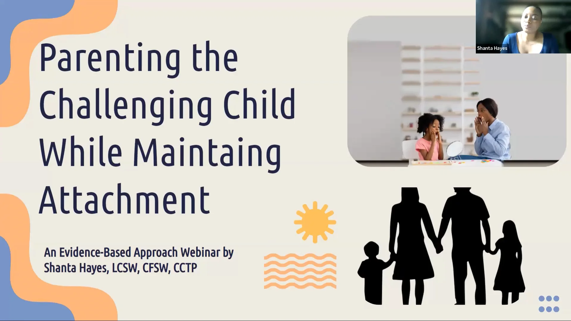 Parenting the Challenging Child While Maintaing Attachment on Vimeo