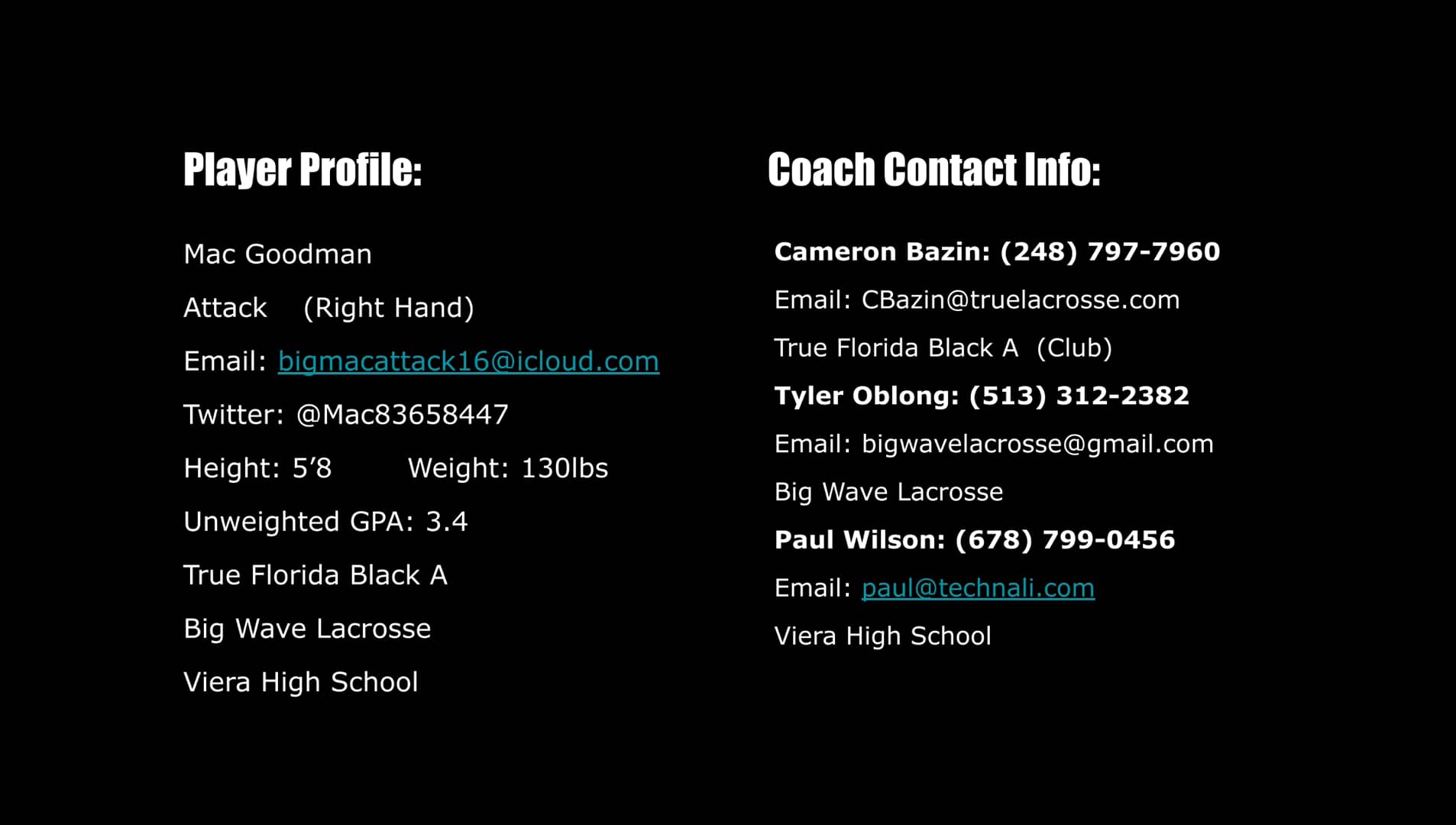 Mac Goodman 2023 Spring lacrosse Higlights on Vimeo