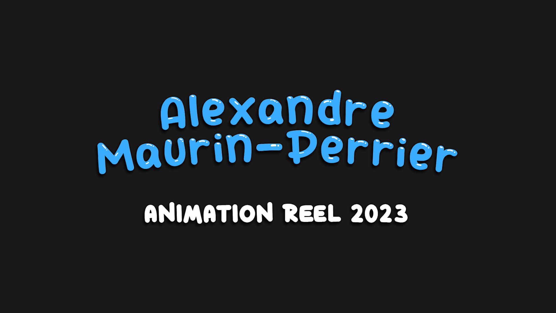 Alexandre Maurin-Perrier (Animation Reel 2023) on Vimeo