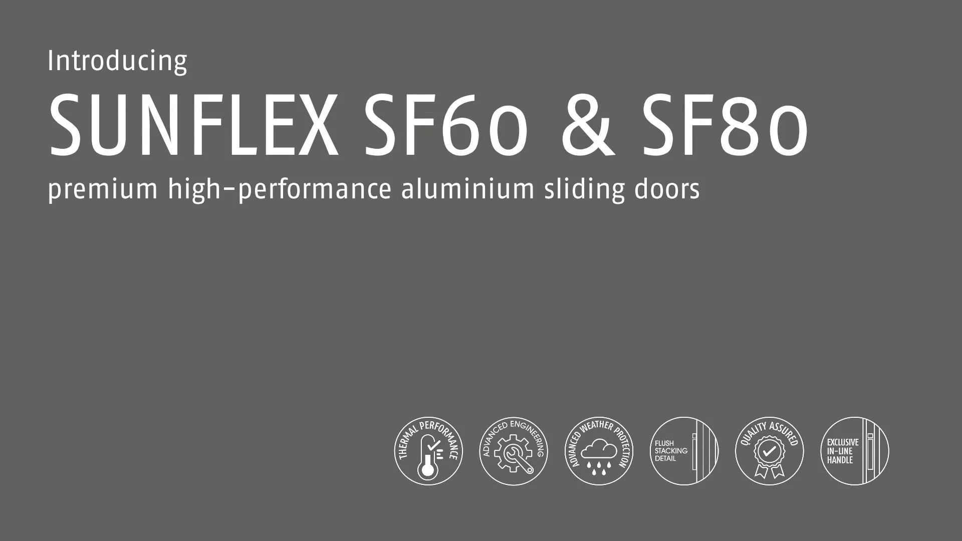 SUNFLEX UK | Introducing the SF60 & SF80 high performance aluminium ...