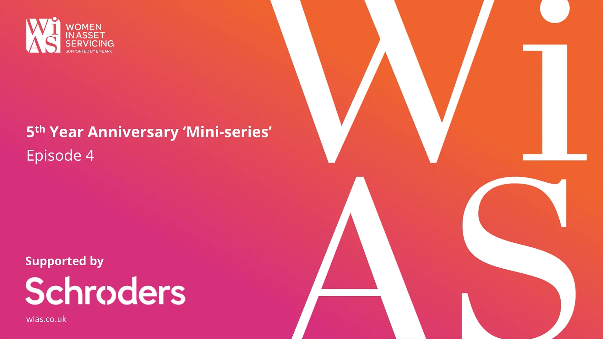 Celebrating 5 years of WiAS - Mark Freed, Men for Inclusion and male ally on Vimeo
