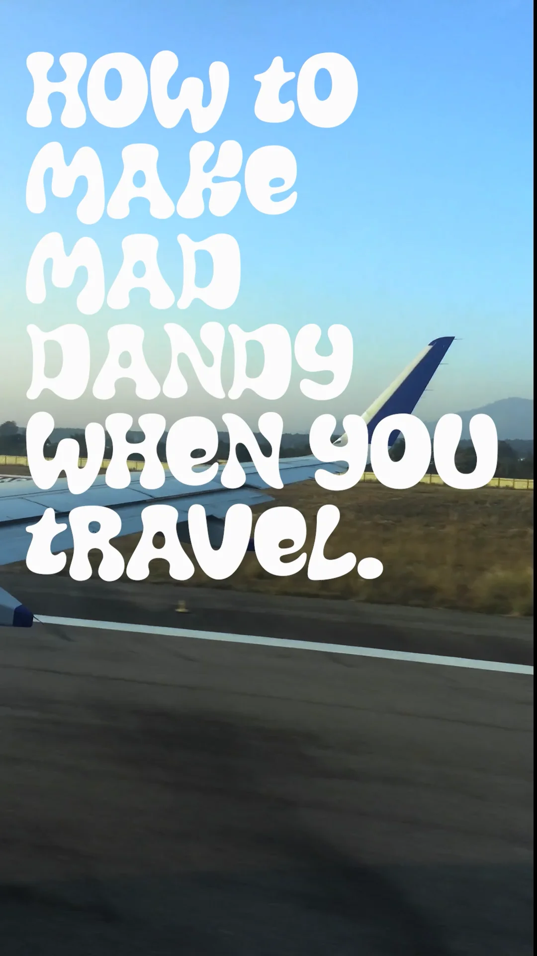 How to make Mad Dandy when you travel on Vimeo