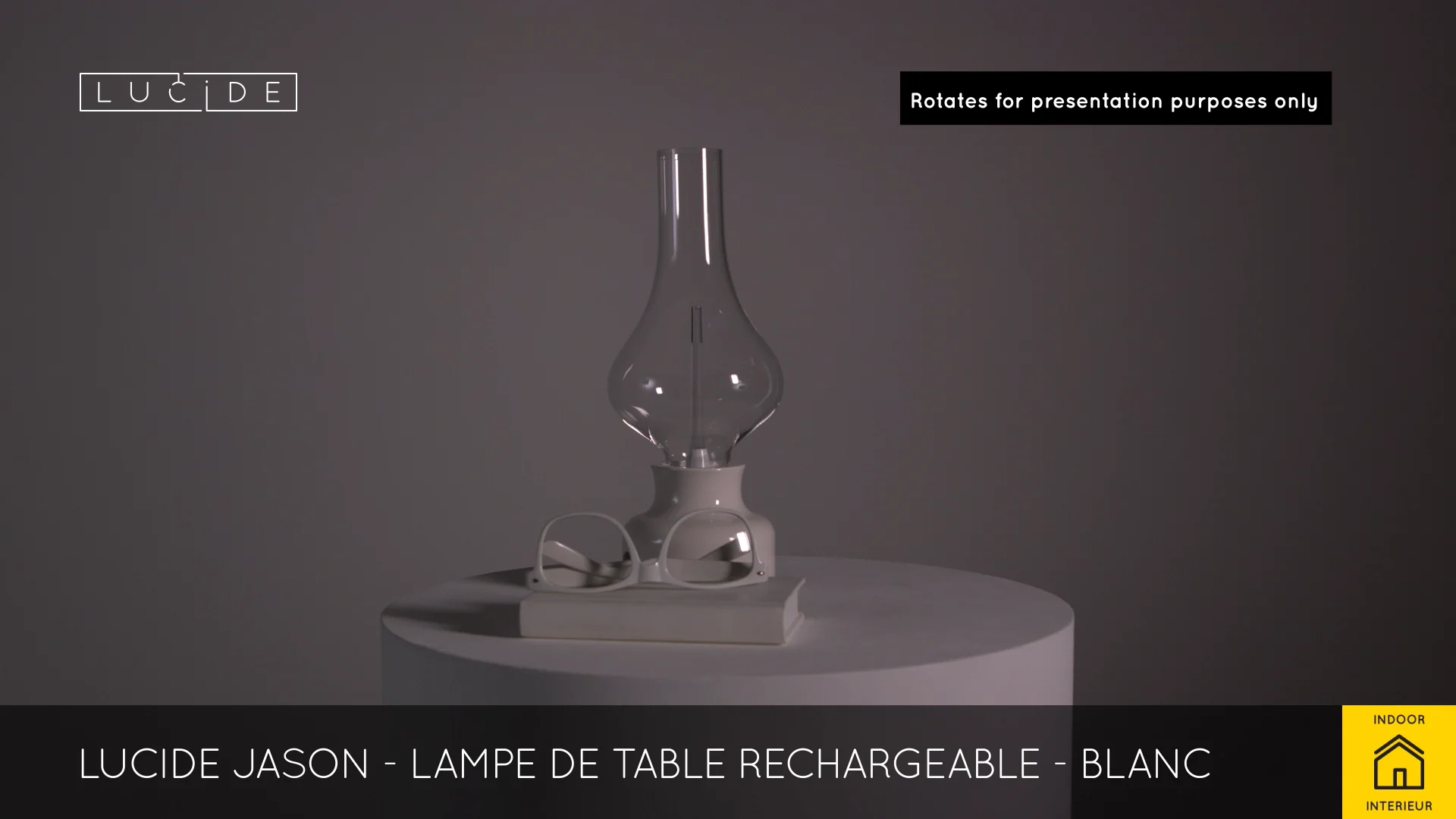 Lucide JASON - Lampe de table Rechargeable - Batterie - LED Dim. - 1x2W ...
