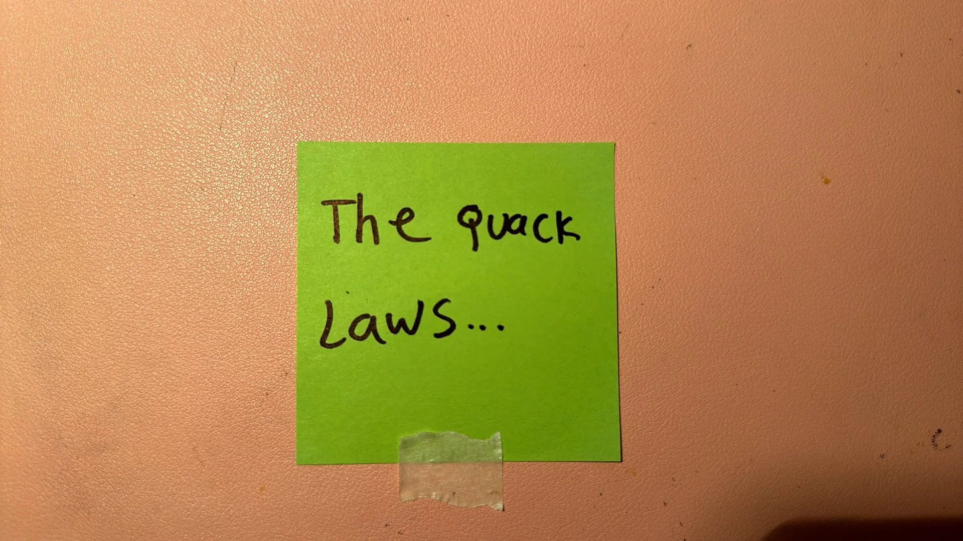the_quack_laws 2 on Vimeo