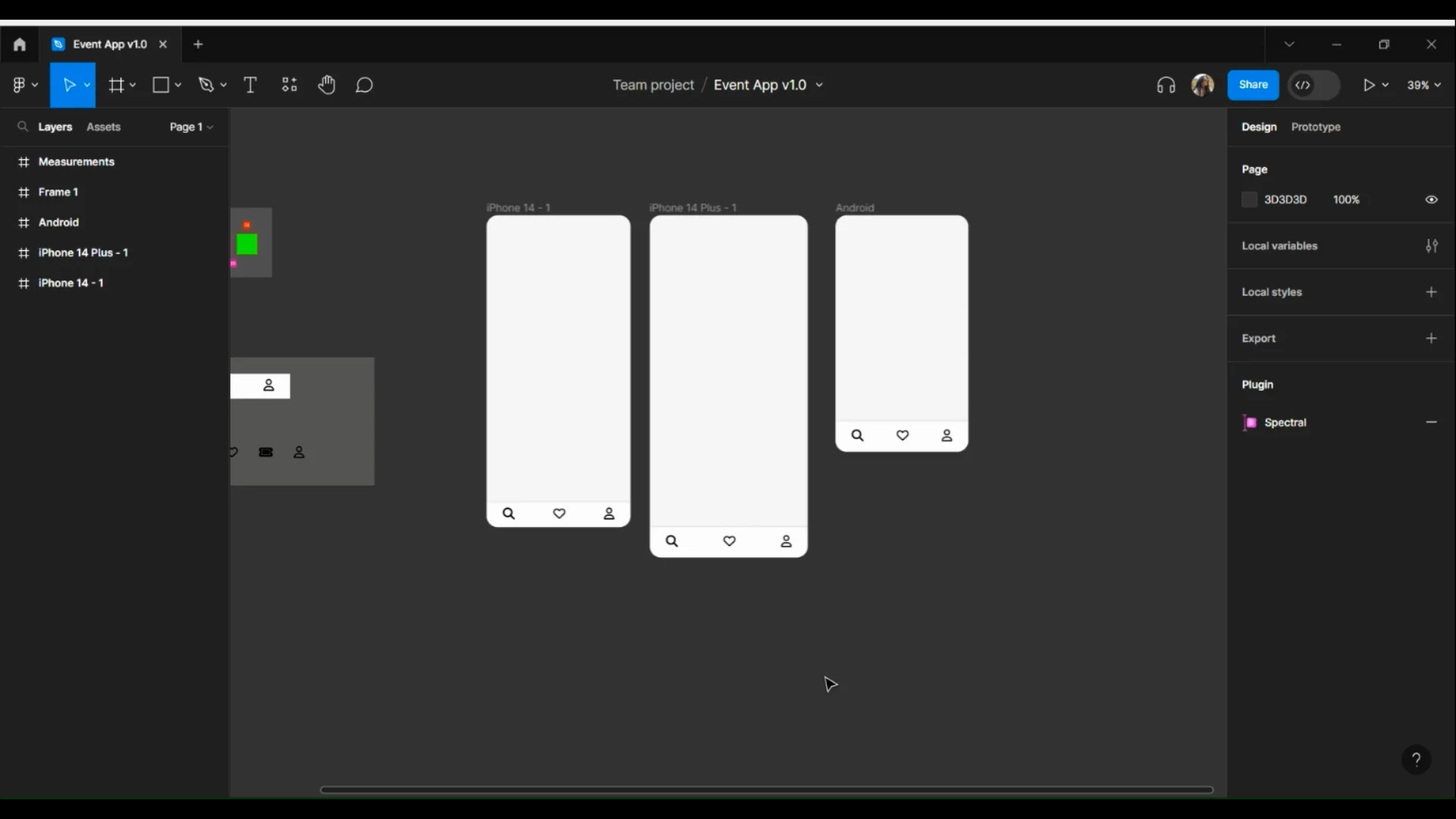 Responsive Lower Navigation - Class Project 1 - Figma advanced course on Vimeo