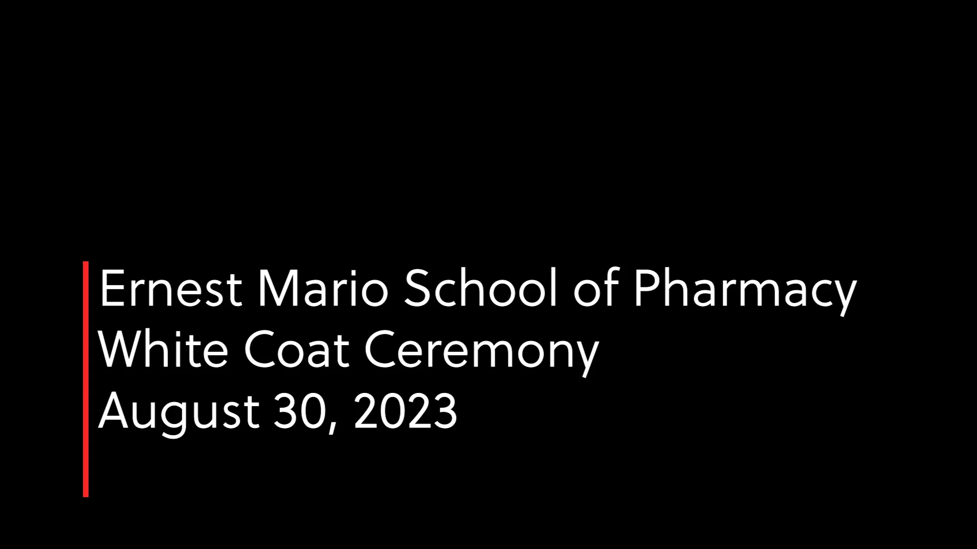 EMSOP 2023 White Coat Ceremony