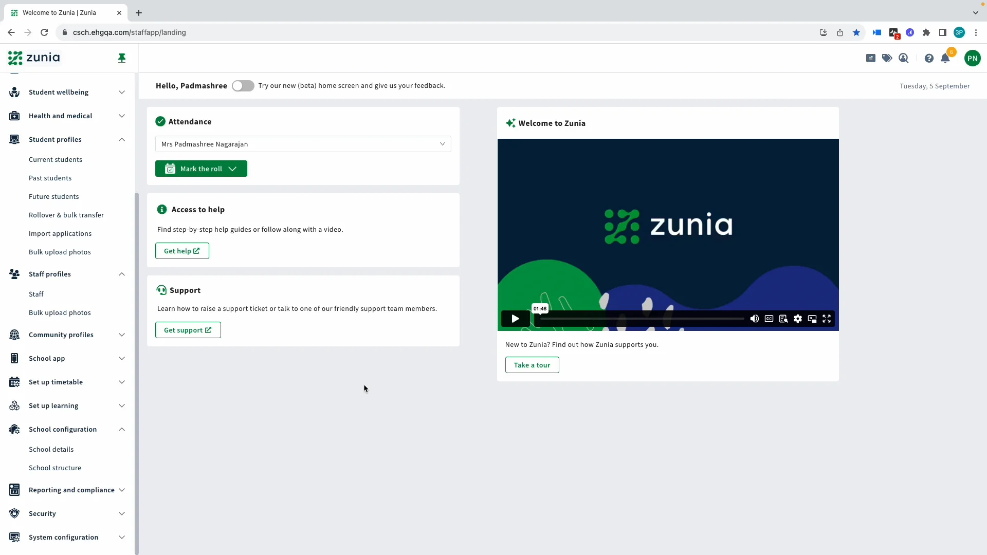 Adding staff to the roll on Vimeo