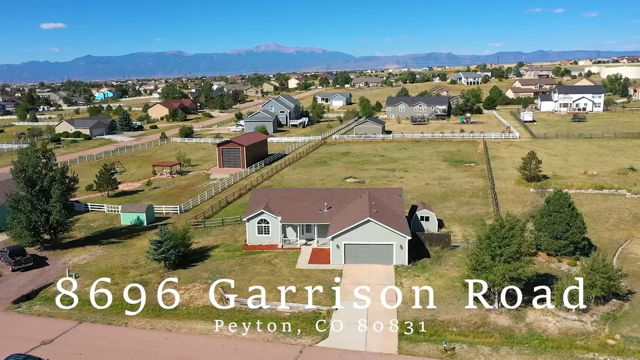 8696 Garrison Road, Peyton, CO 80831 on Vimeo