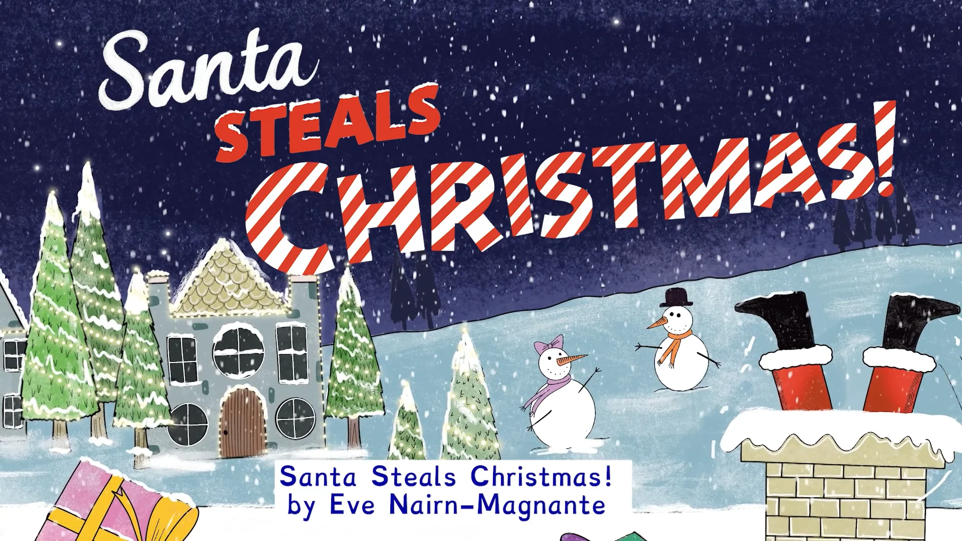 Santa Steal Christmas! By Eve Nairn-Magnante (with audio description ...