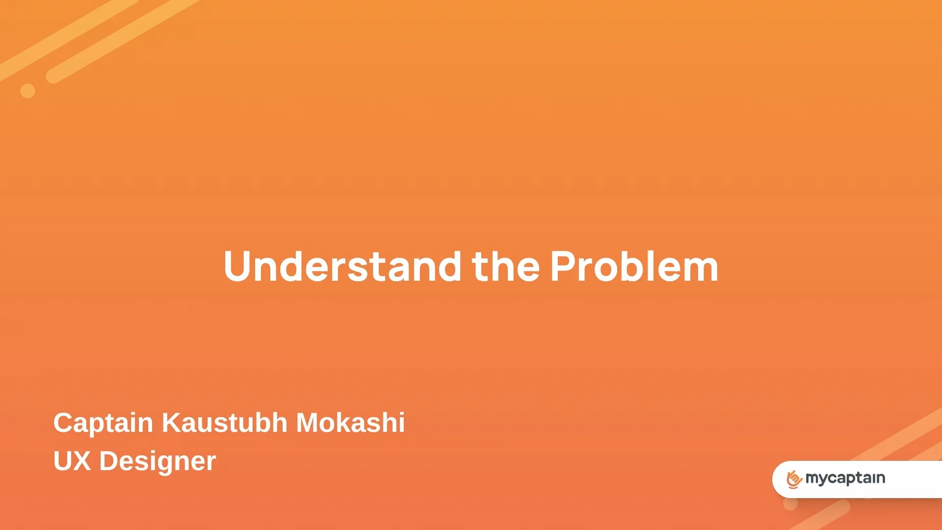 Initial problem statement on Vimeo