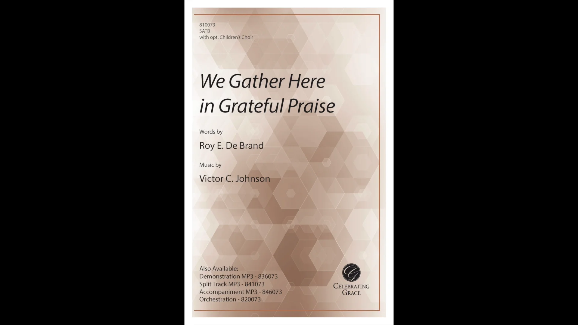 Sample: “We Gather Here in Grateful Praise” from Celebrating Grace