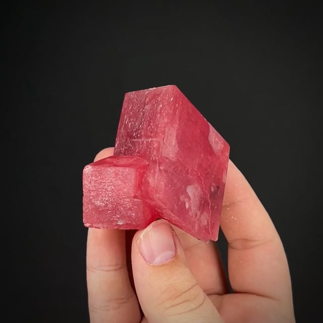 Rhodochrosite - large crystal! | 03-07 Pocket, Sweet Home Mine, Alma ...