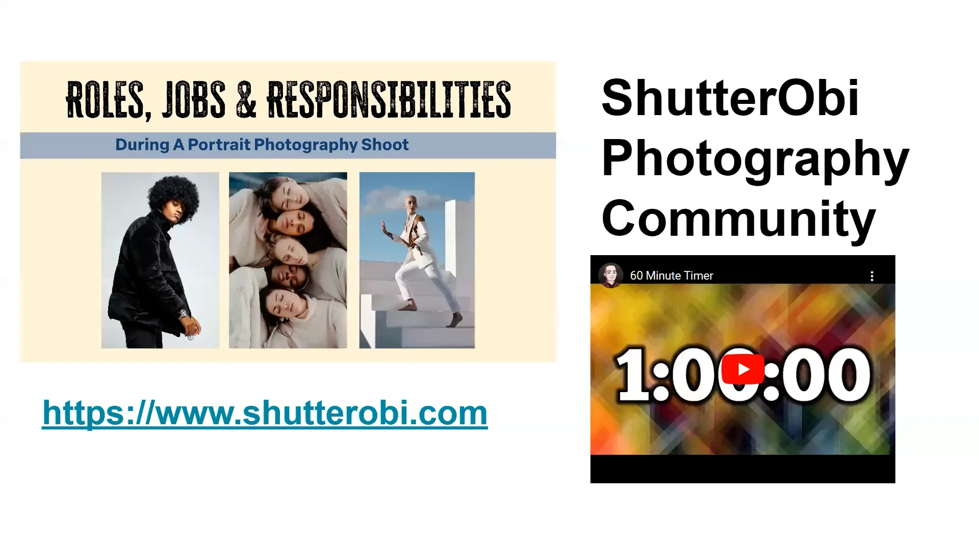 Portrait Photography ~ Roles, Jobs, Responsibilities on Vimeo