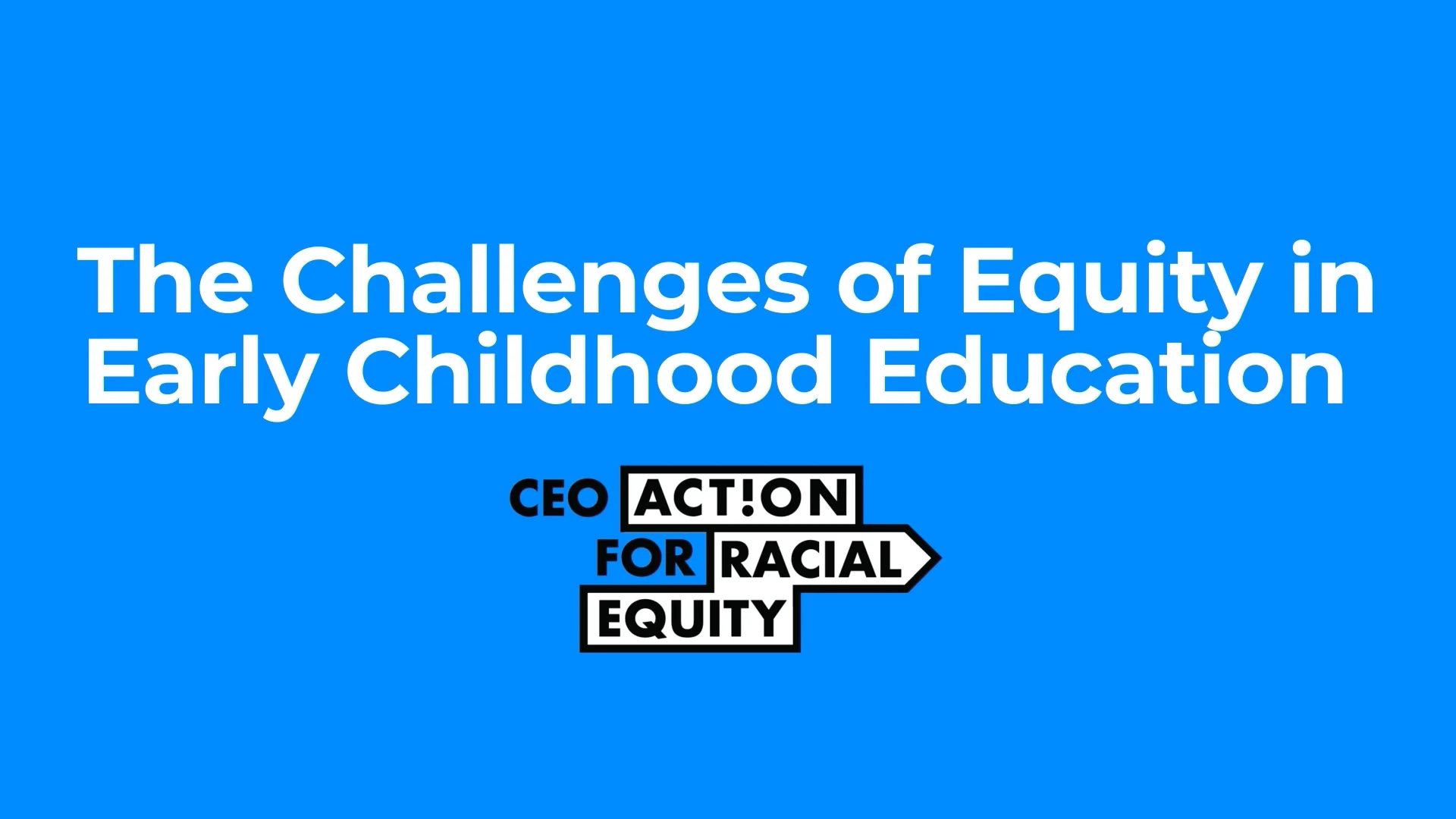 The Challenges of Equity in Early Childhood Education