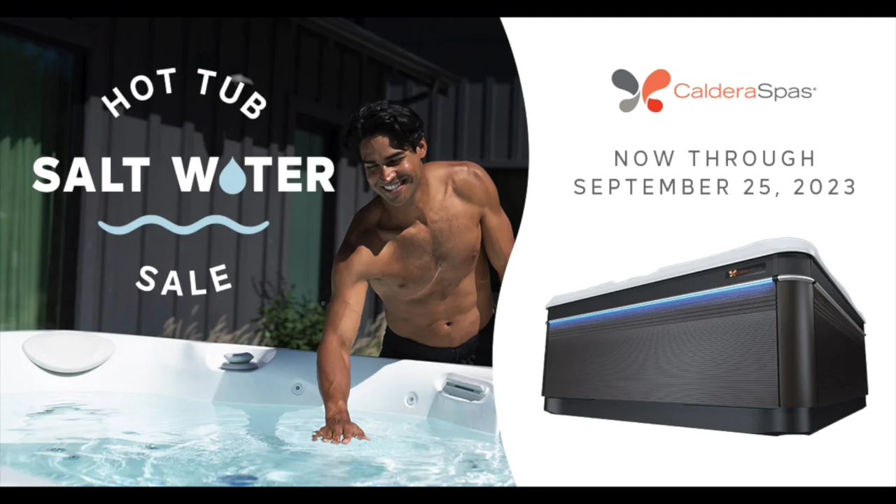 Caldera Salt Water Hot Tub Sale on Vimeo