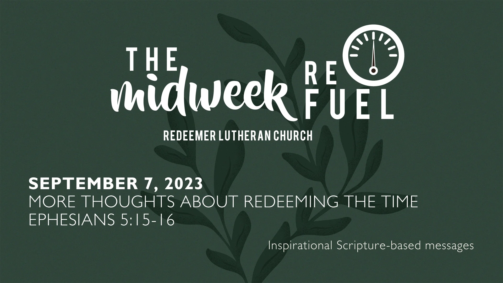 Midweek Refuel for Sept 7, 2023 on Vimeo