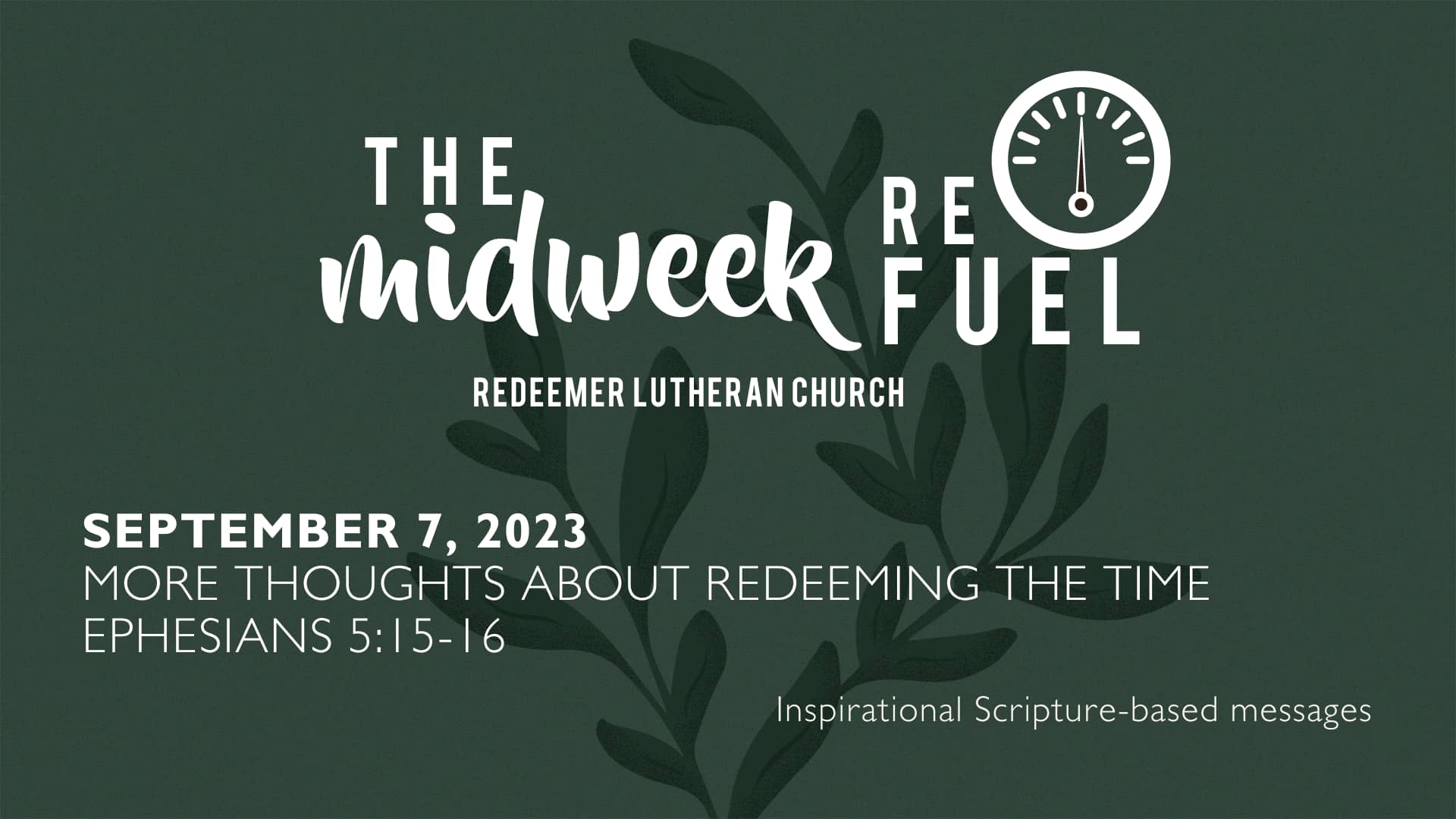 Midweek Refuel for Sept 7, 2023 on Vimeo