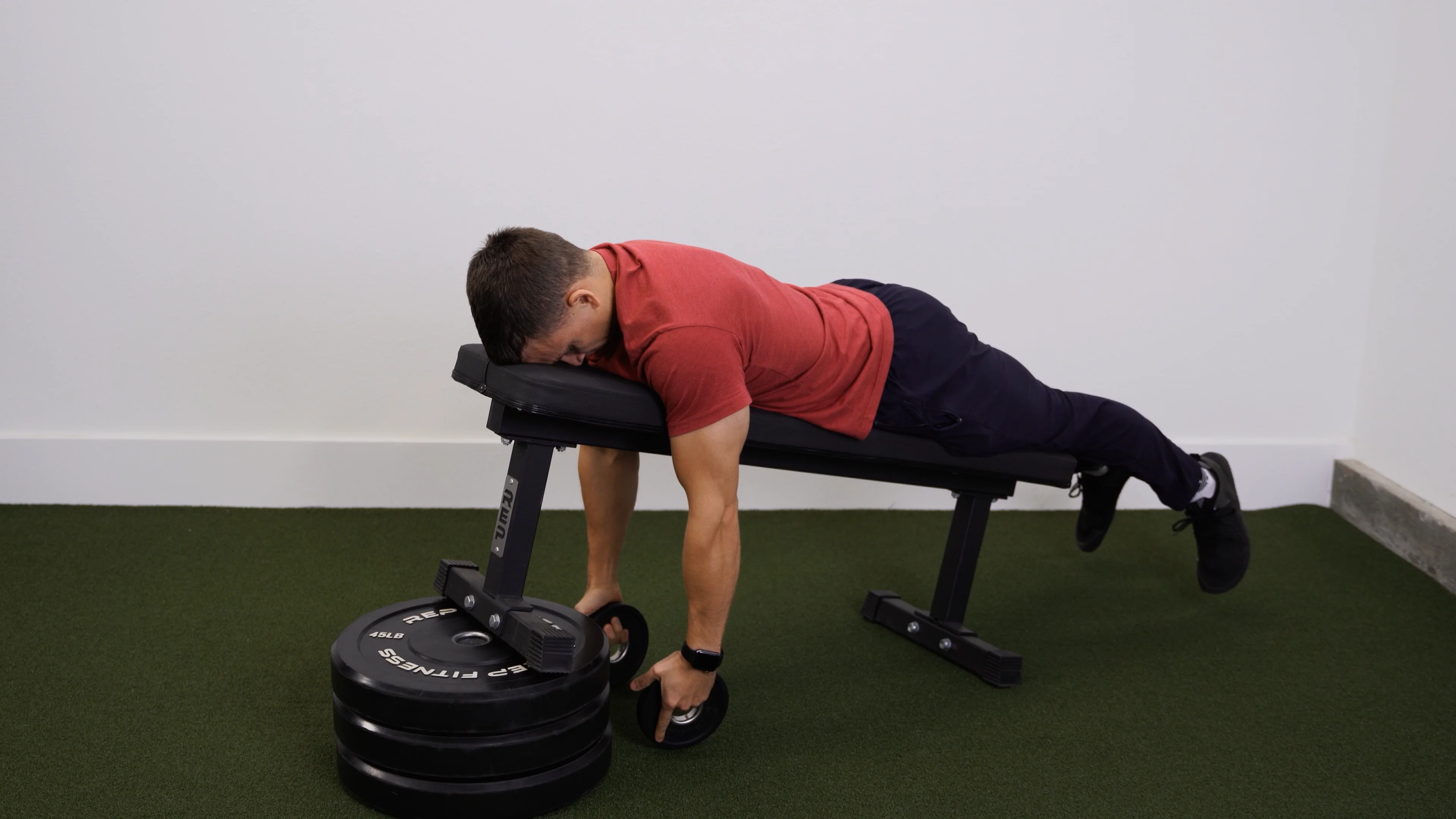 Elevated Prone T with Weight (Demo)