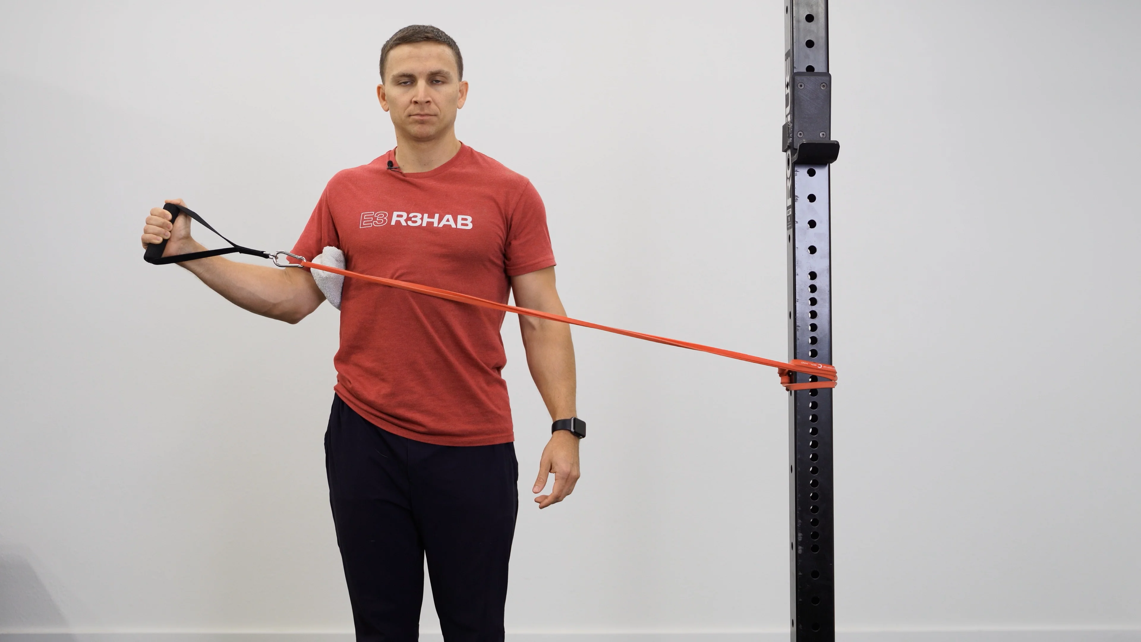 Standing External Rotation with Band or Cable (Demo)