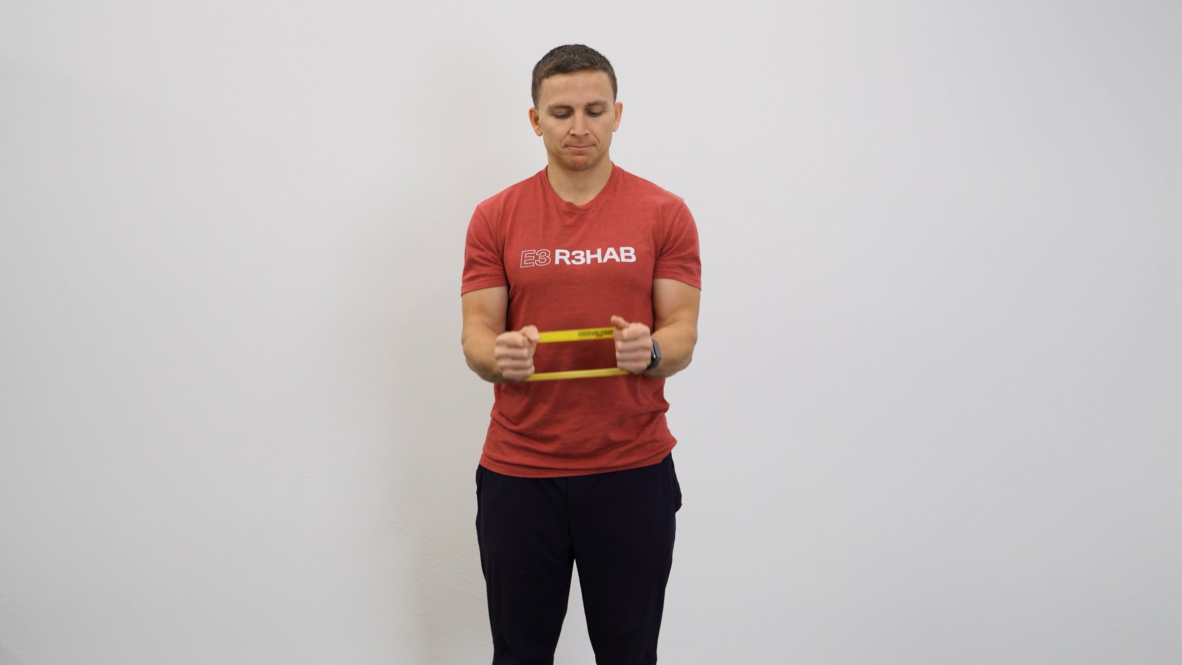 Shoulder External Rotation with Loop Band - Isometric (Demo)