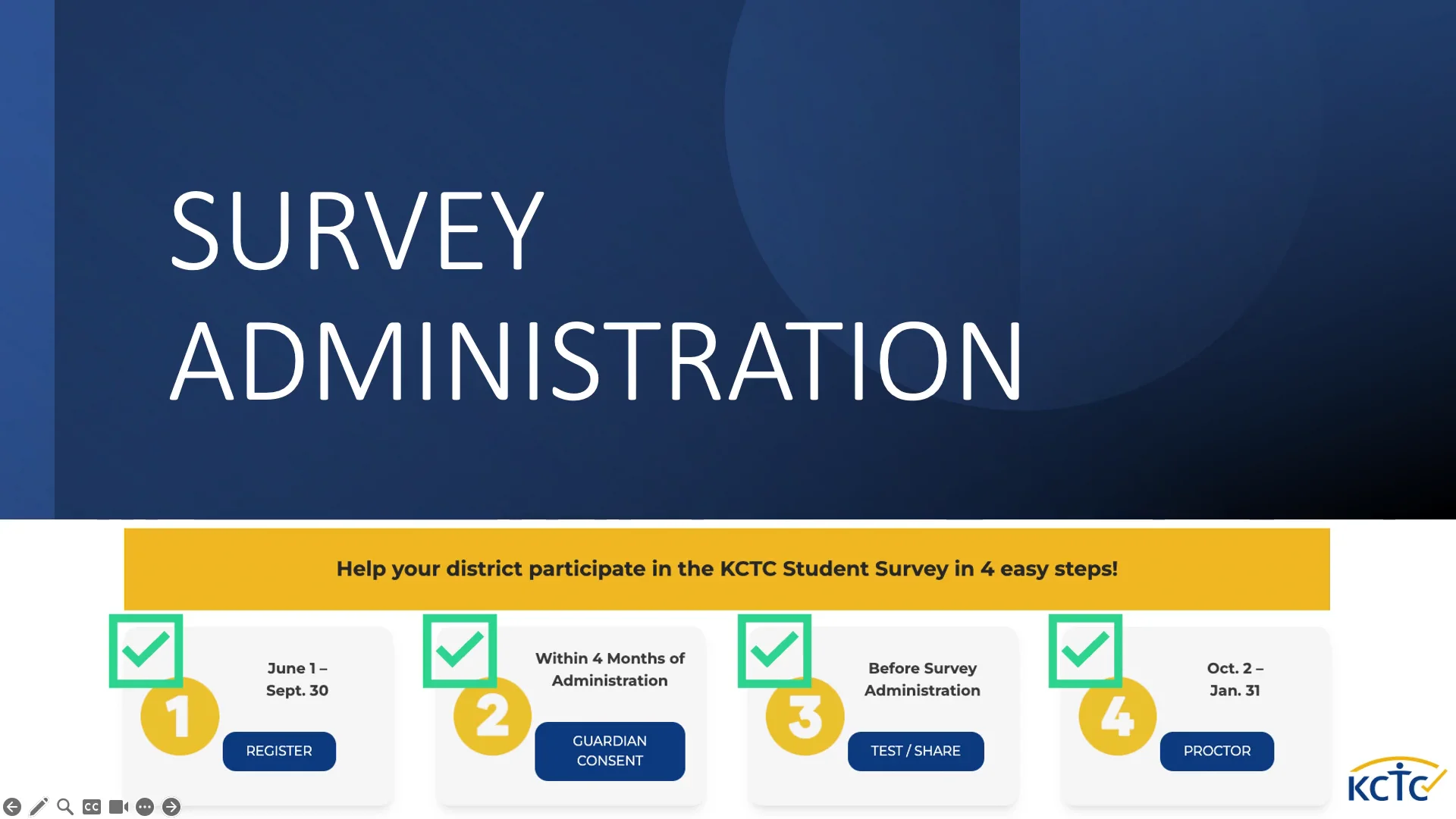 KCTC Technical Assistance Training for Survey Administration 2023-2024 on Vimeo