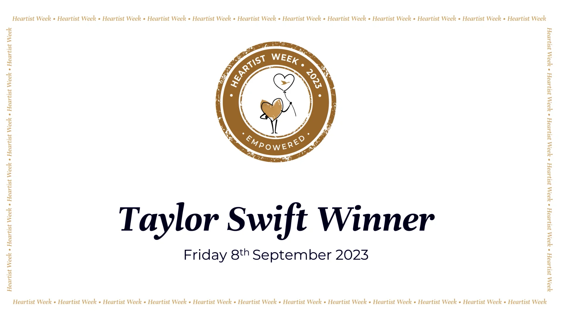 HEARTIST Week - Friday 8 Sep 2023 on Vimeo