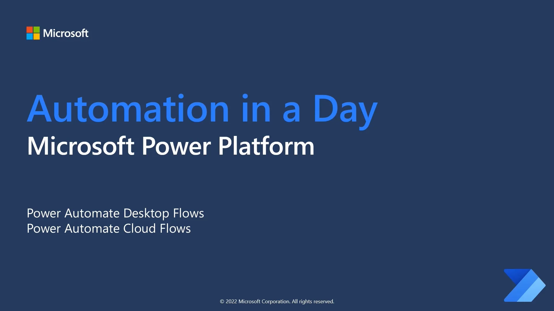 Getting Started – Automation in a Day on Vimeo