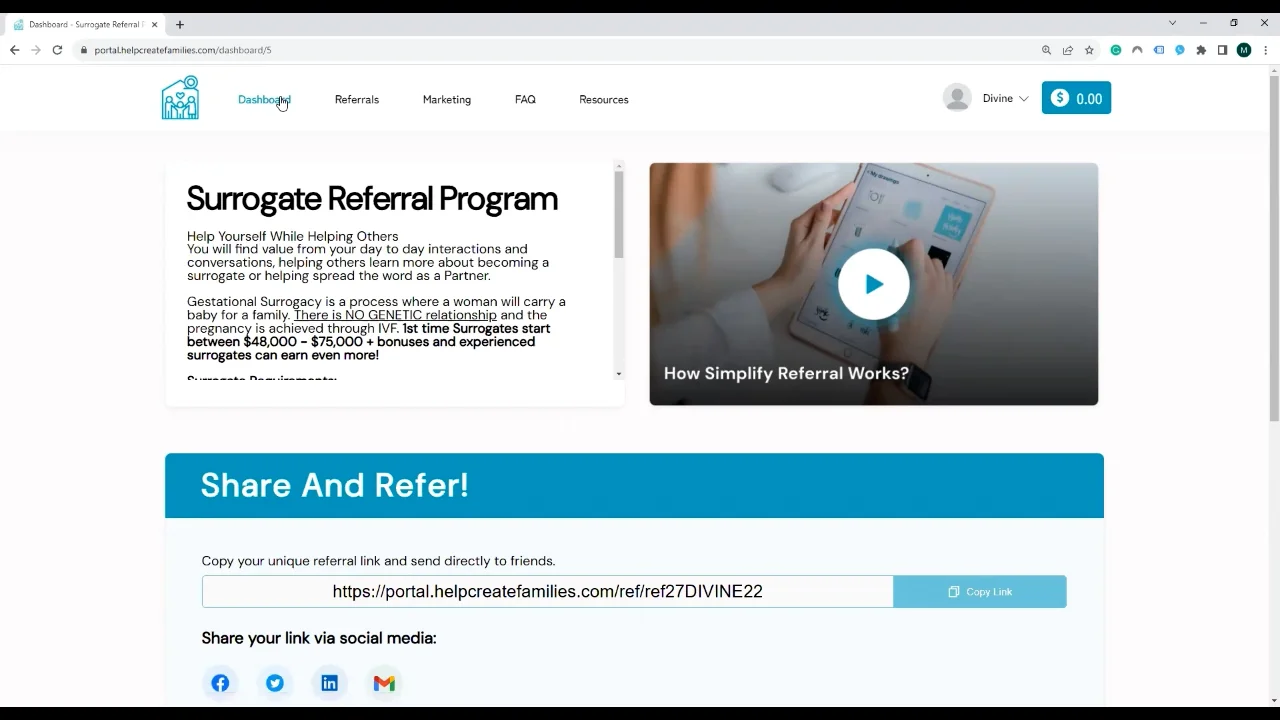 Get Started Video - Surrogate Referral App on Vimeo
