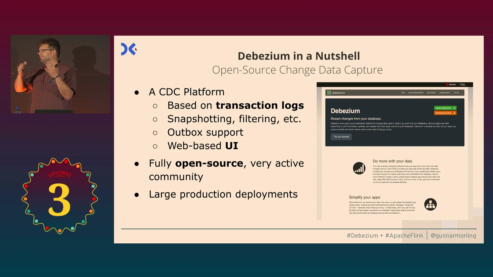 Real-time Change Stream Processing with Apache Flink - Gunnar Morling