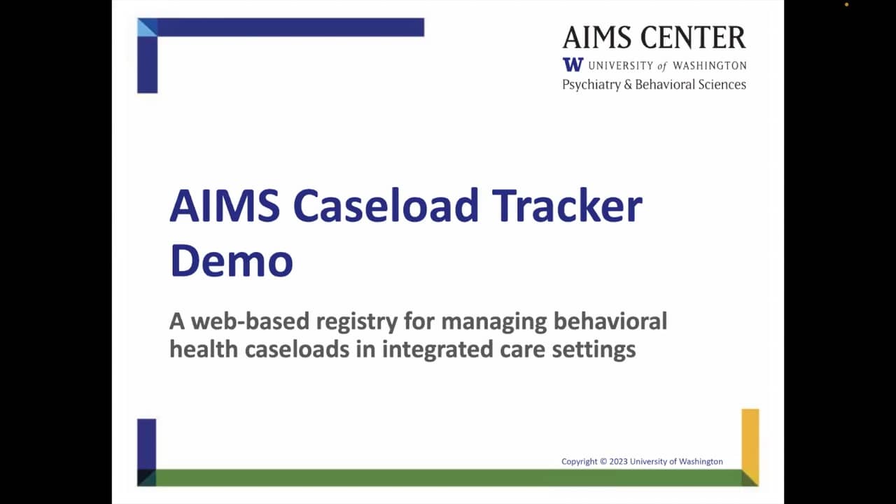 AIMS Caseload Tracker Demo on Vimeo