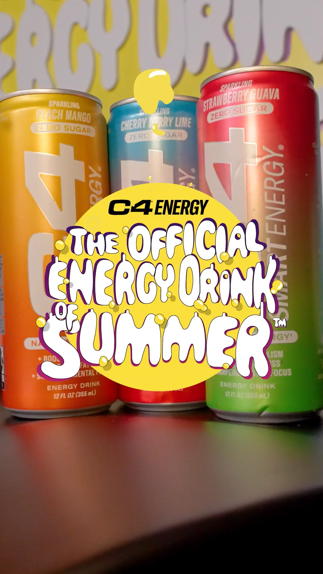 C4 Official Energy Drink of the Summer Launch