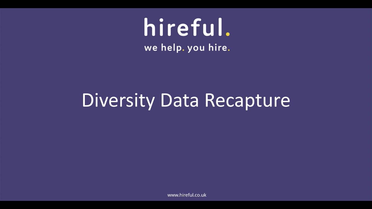 Diversity Data Recapture Video on Vimeo