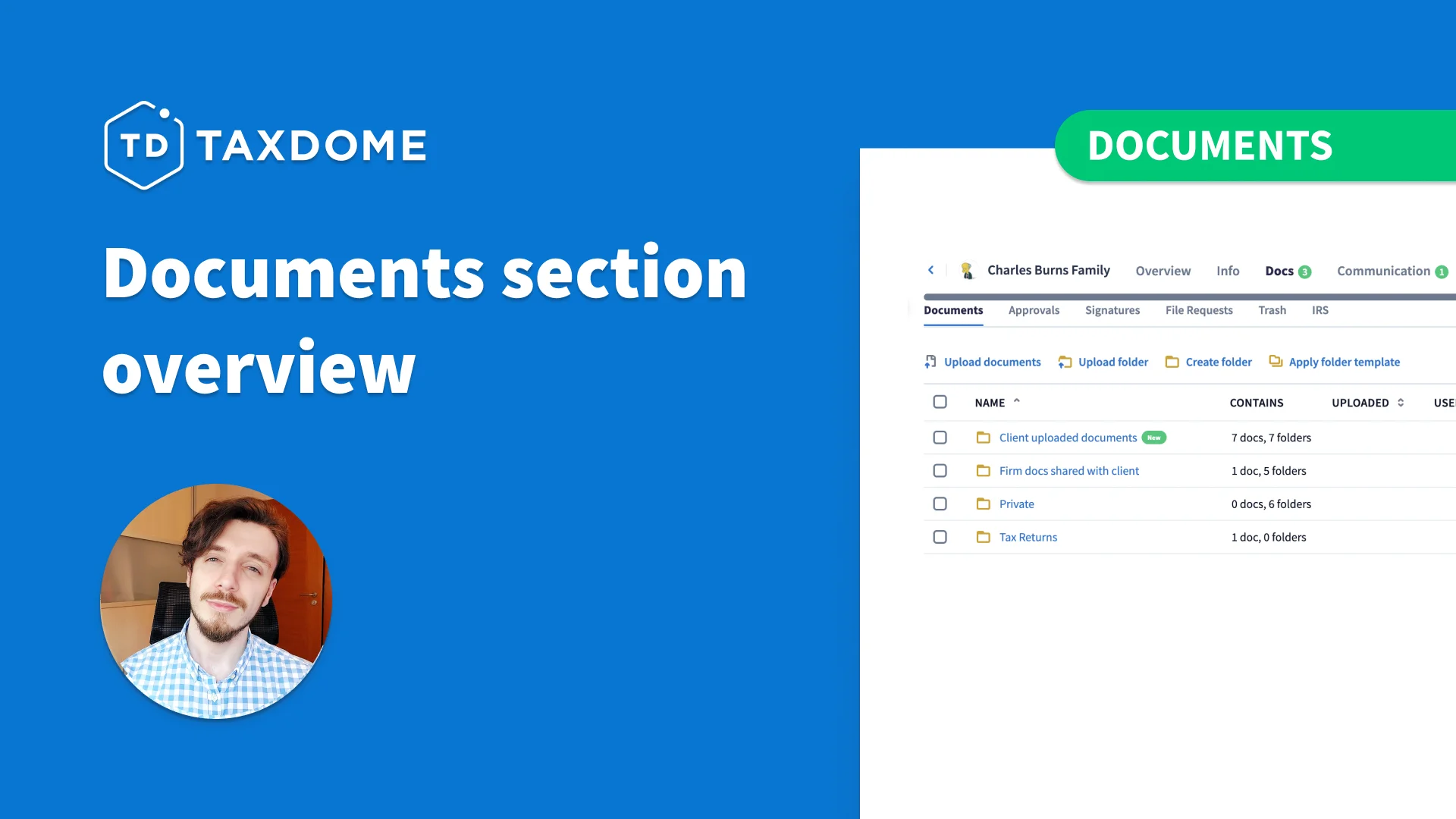 Documents Section Overview