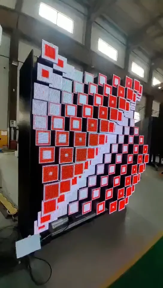 JYVISIONS kinetic LED screen wall on Vimeo