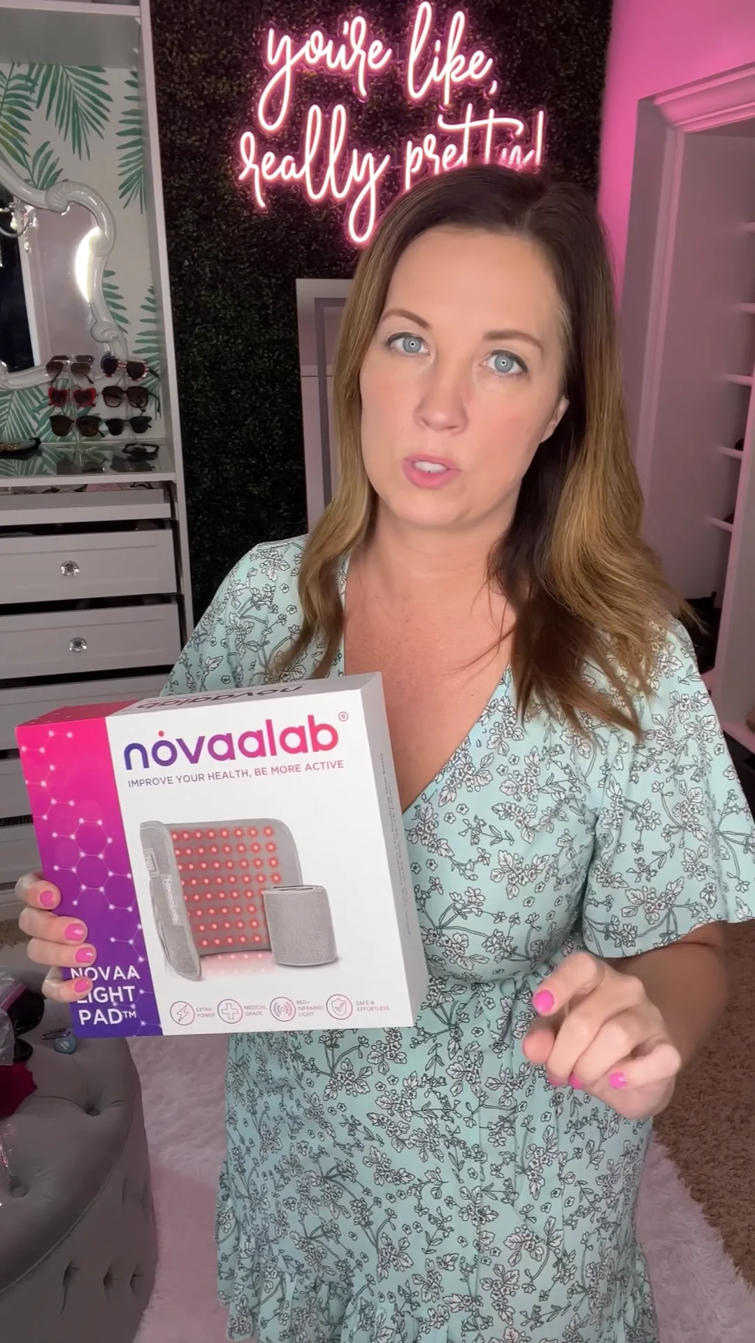 My review of red light therapy pad Novaa Light Pad with remote [Melissa ...