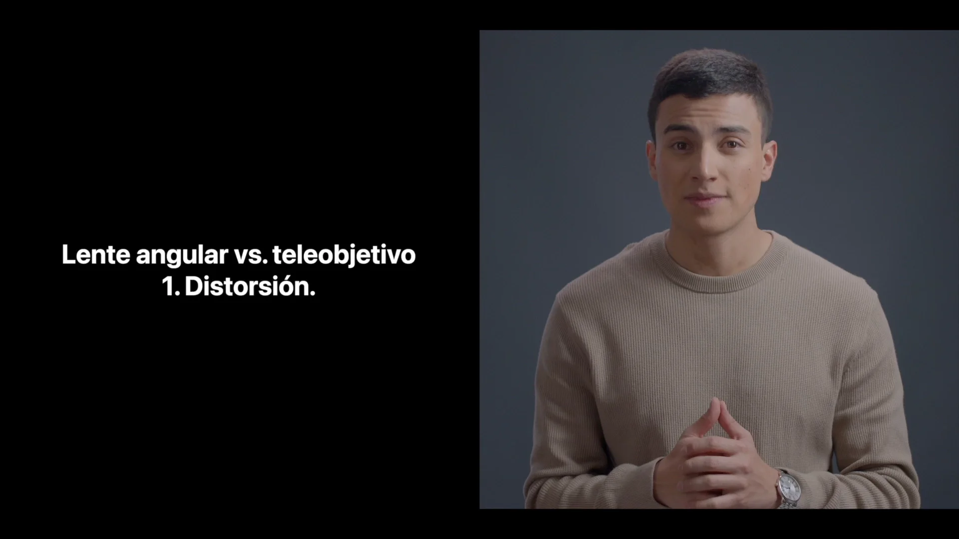 2.2 Lente Gran Angular vs. Teleobjetivo on Vimeo