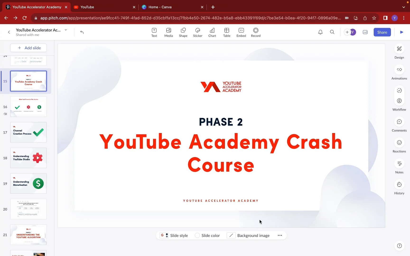 YouTube Crash Course on Vimeo