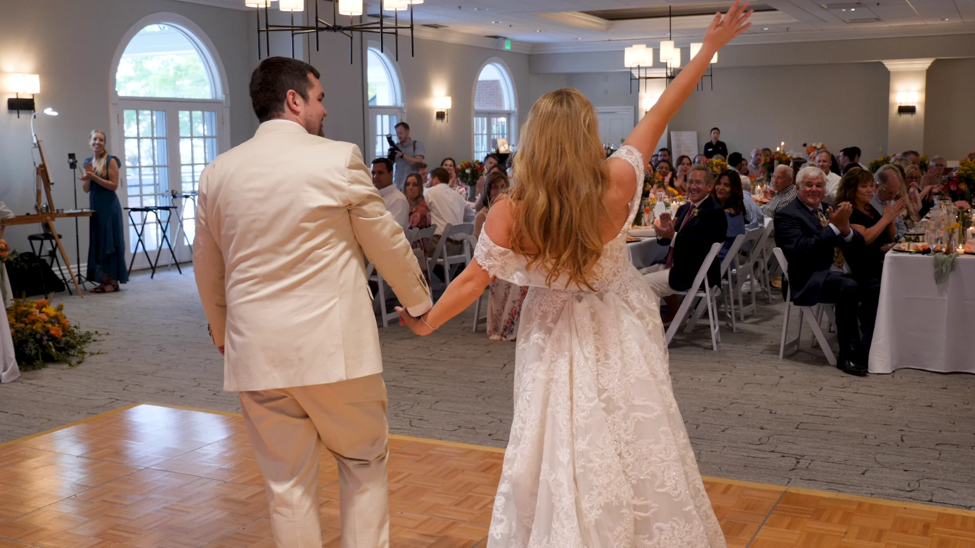 Andi + Andrew | Grand Entrance & First Dance on Vimeo